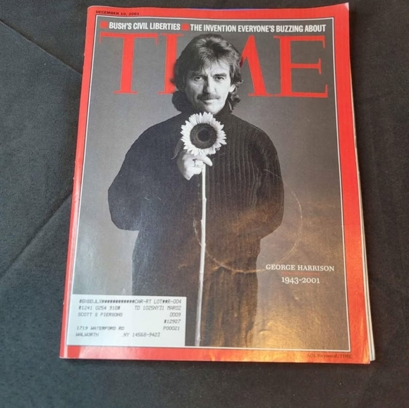 The Beatles | Accents | The Beatles Time Magazine 20 George Harrison ...
